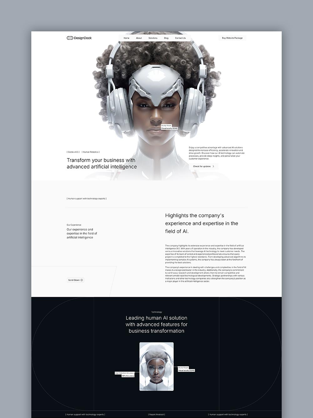 Research Website Design Package for Australian Business